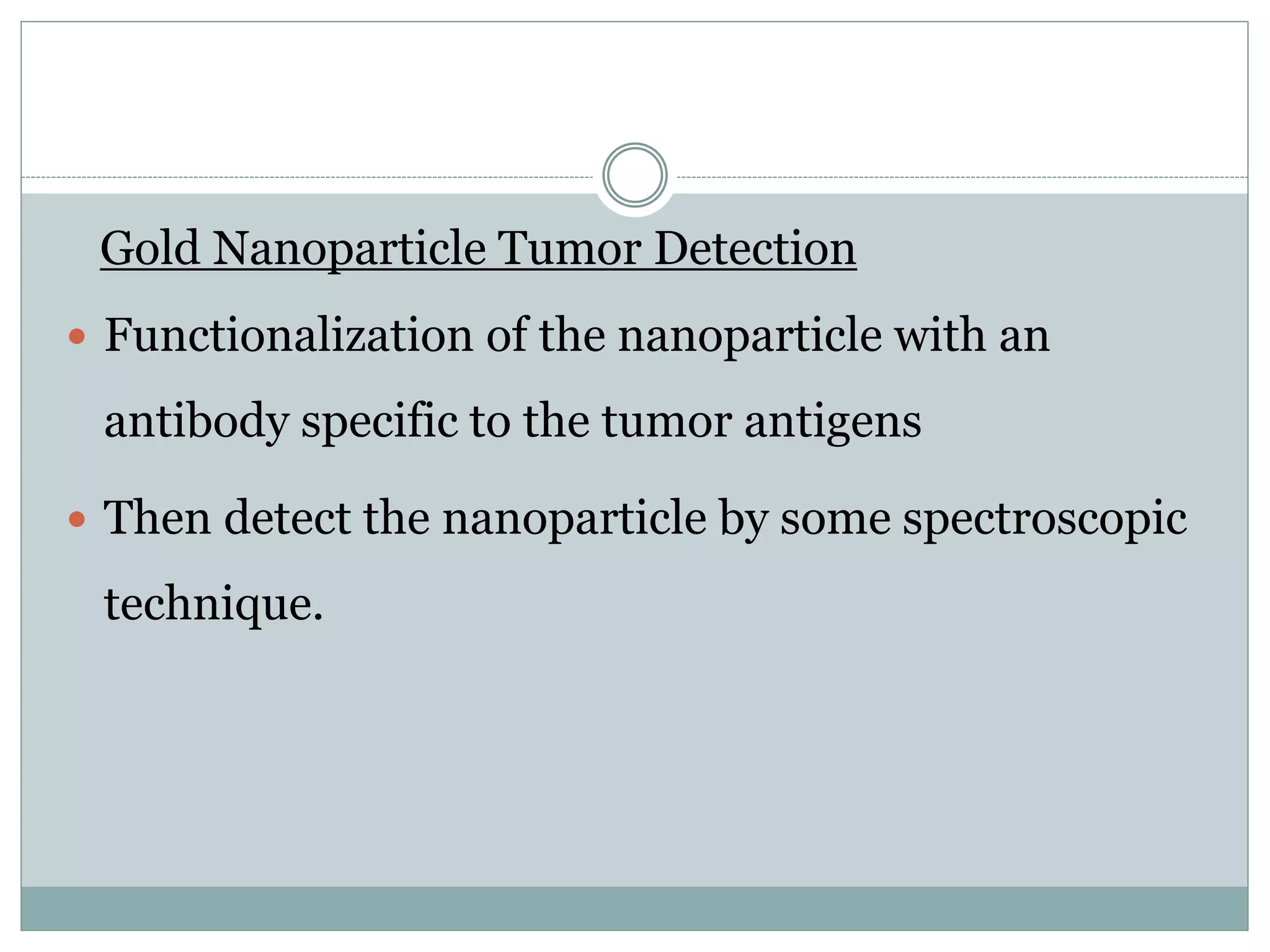 Nanotechnology in diagnostic pathology | PPTX
