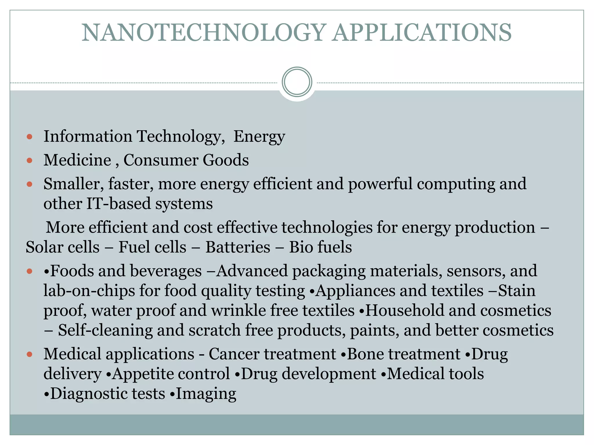 Nanotechnology in diagnostic pathology | PPTX