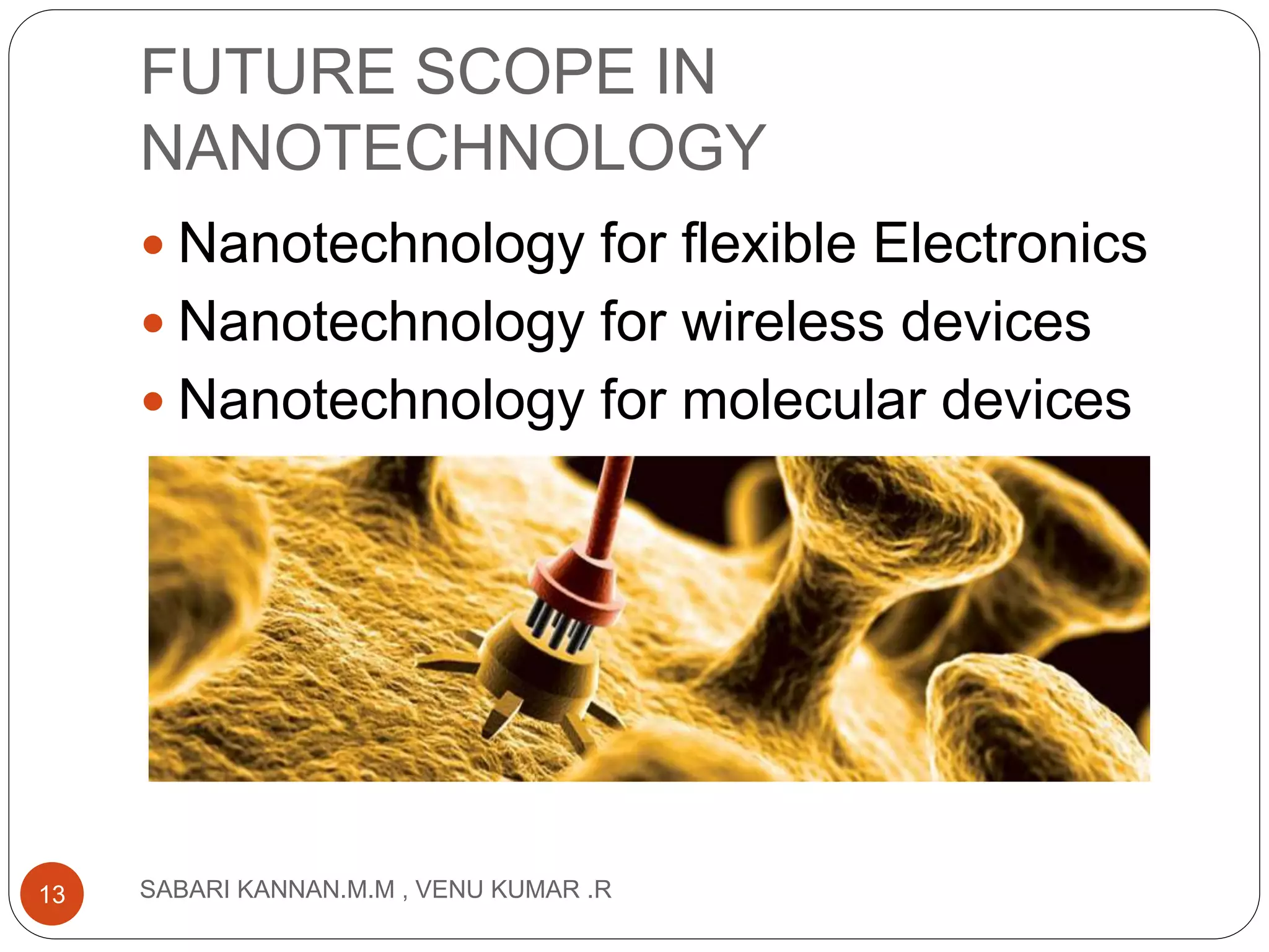 Nano technology in electronics | PPTX