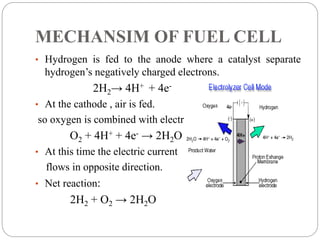 Nanotechnology in fuel cell | PPTX