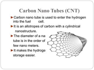 Nanotechnology in fuel cell | PPTX