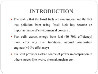 Nanotechnology in fuel cell | PPTX