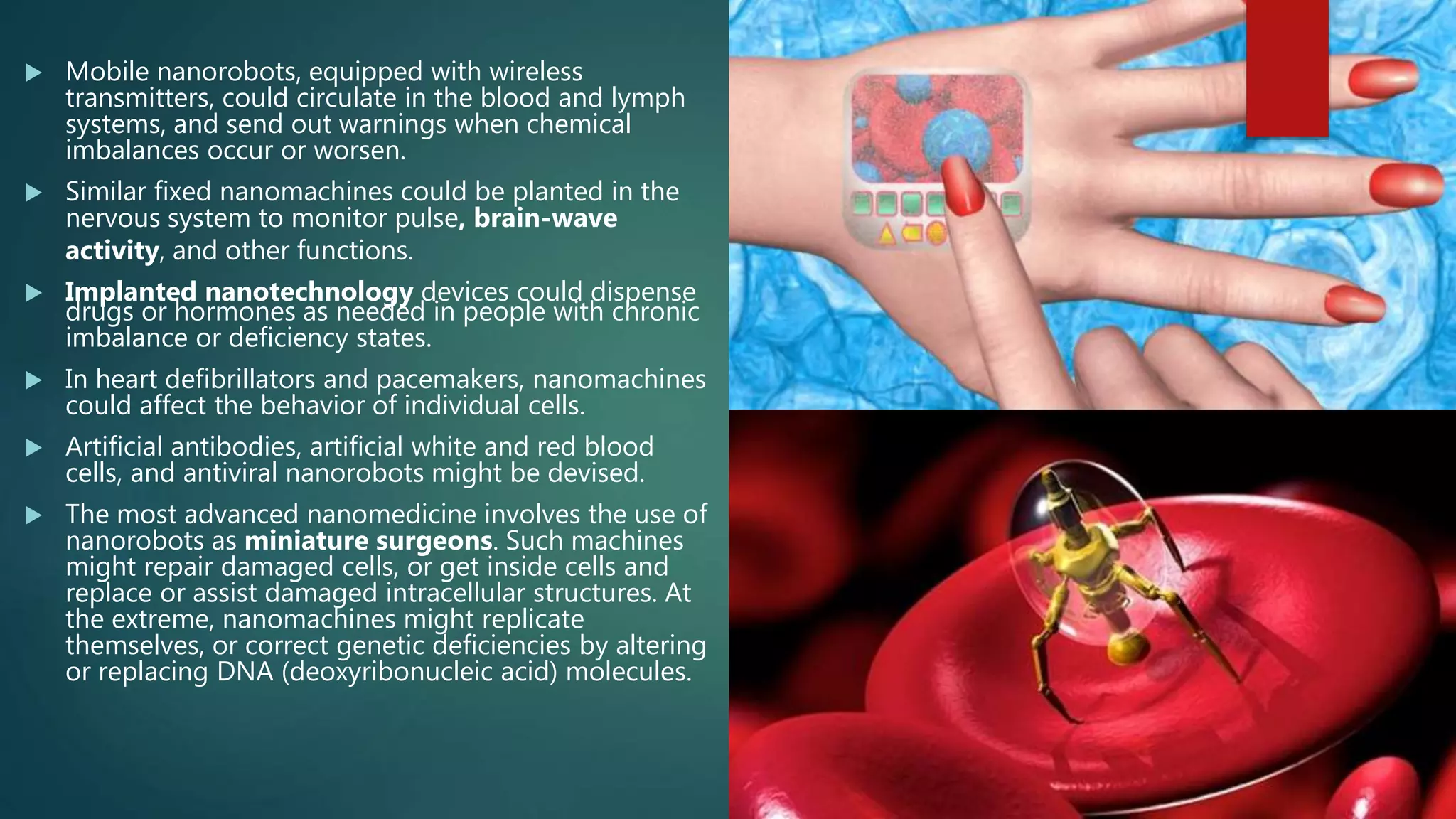 Nanotechnology in medicine | PPTX