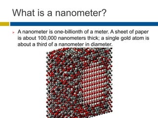 Nanotechnology In Nysr | PPT