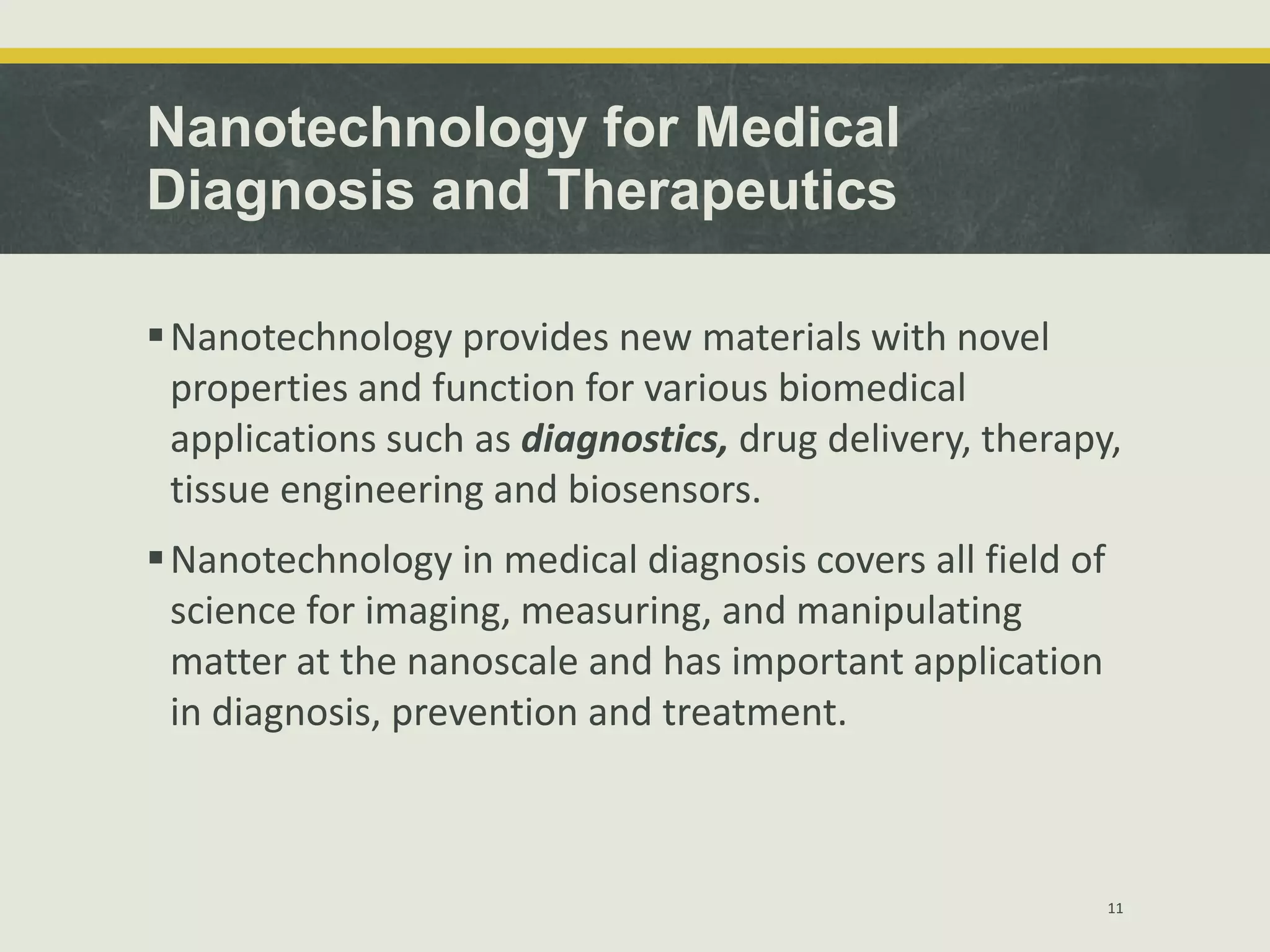 Nanotechnology in diagnostic Pathology | PPTX