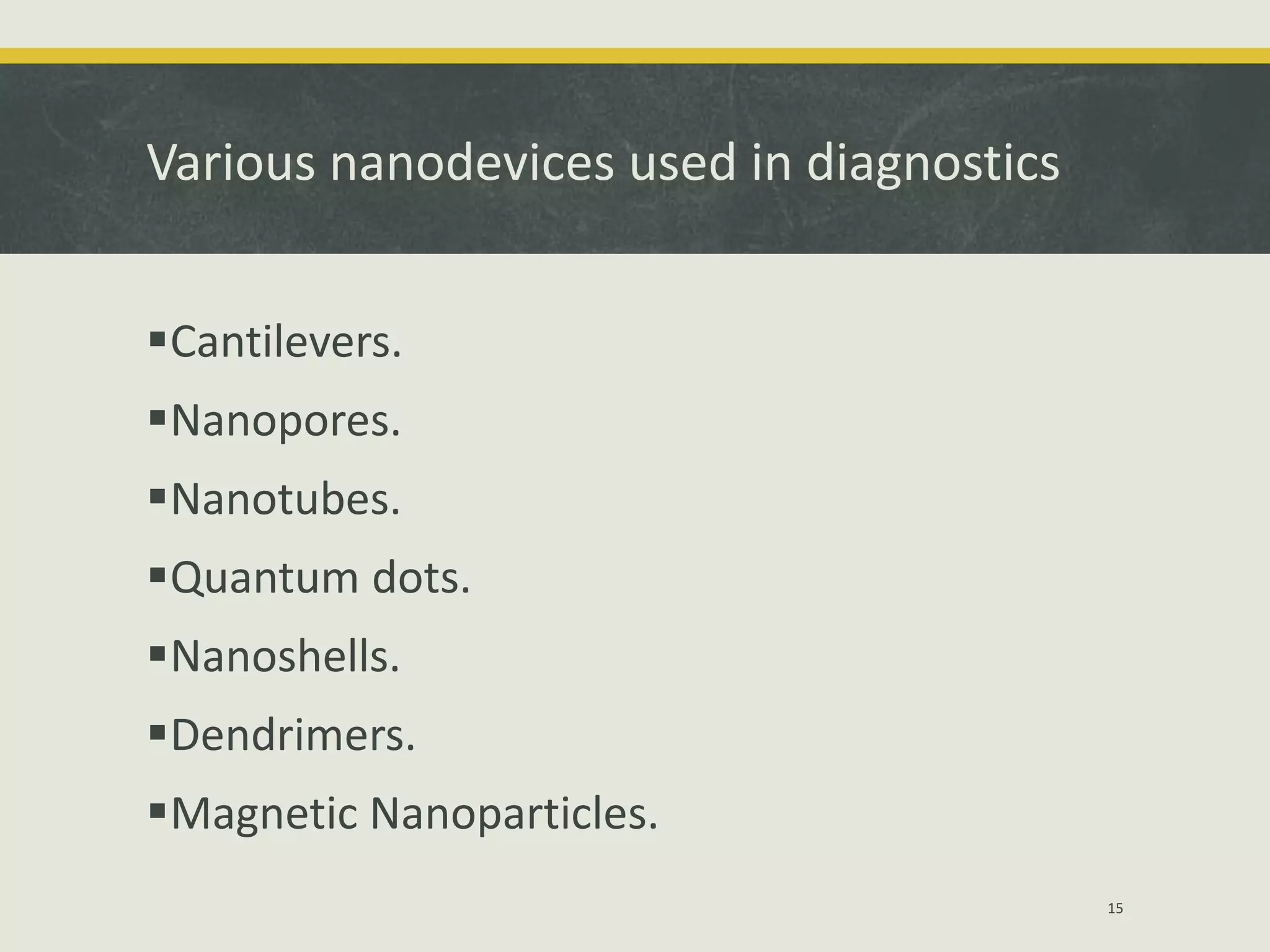 Nanotechnology in diagnostic Pathology | PPTX
