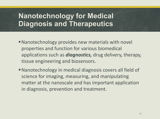 Nanotechnology in diagnostic Pathology | PPTX