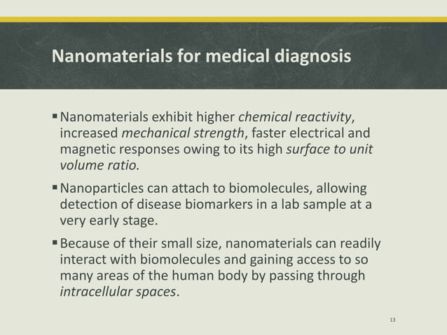 Nanotechnology in diagnostic Pathology | PPTX