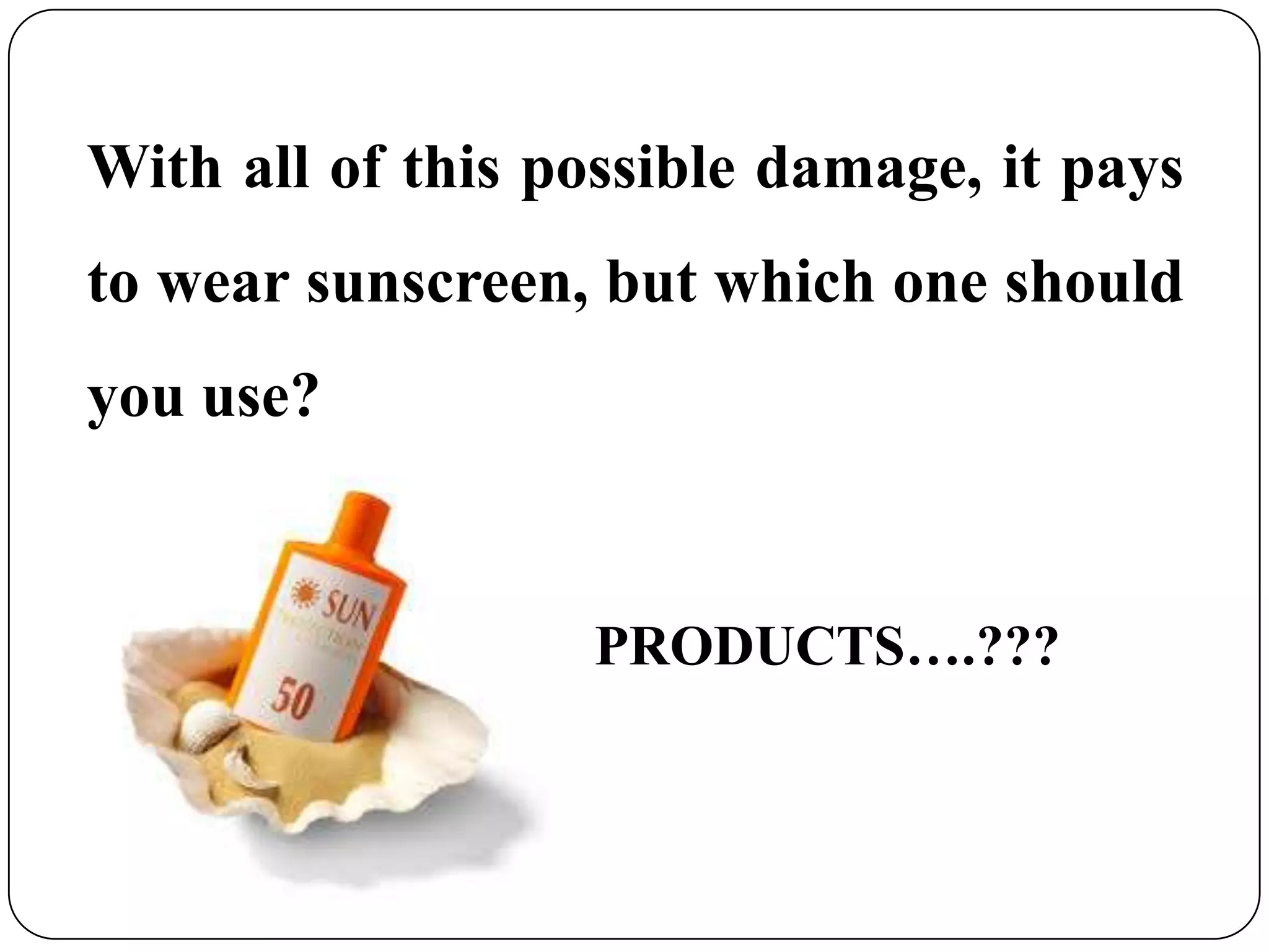 Nanotechnology in sunscreen uv protection | PPTX