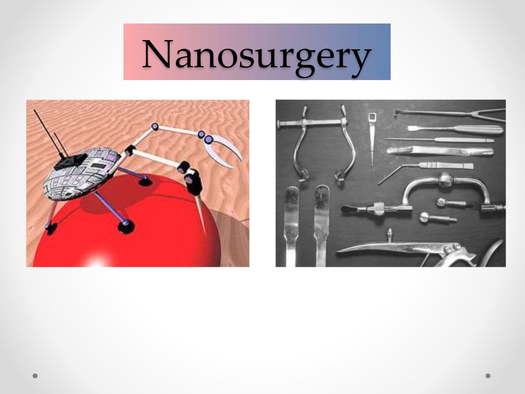 Nanotechnology in surgery and medicine