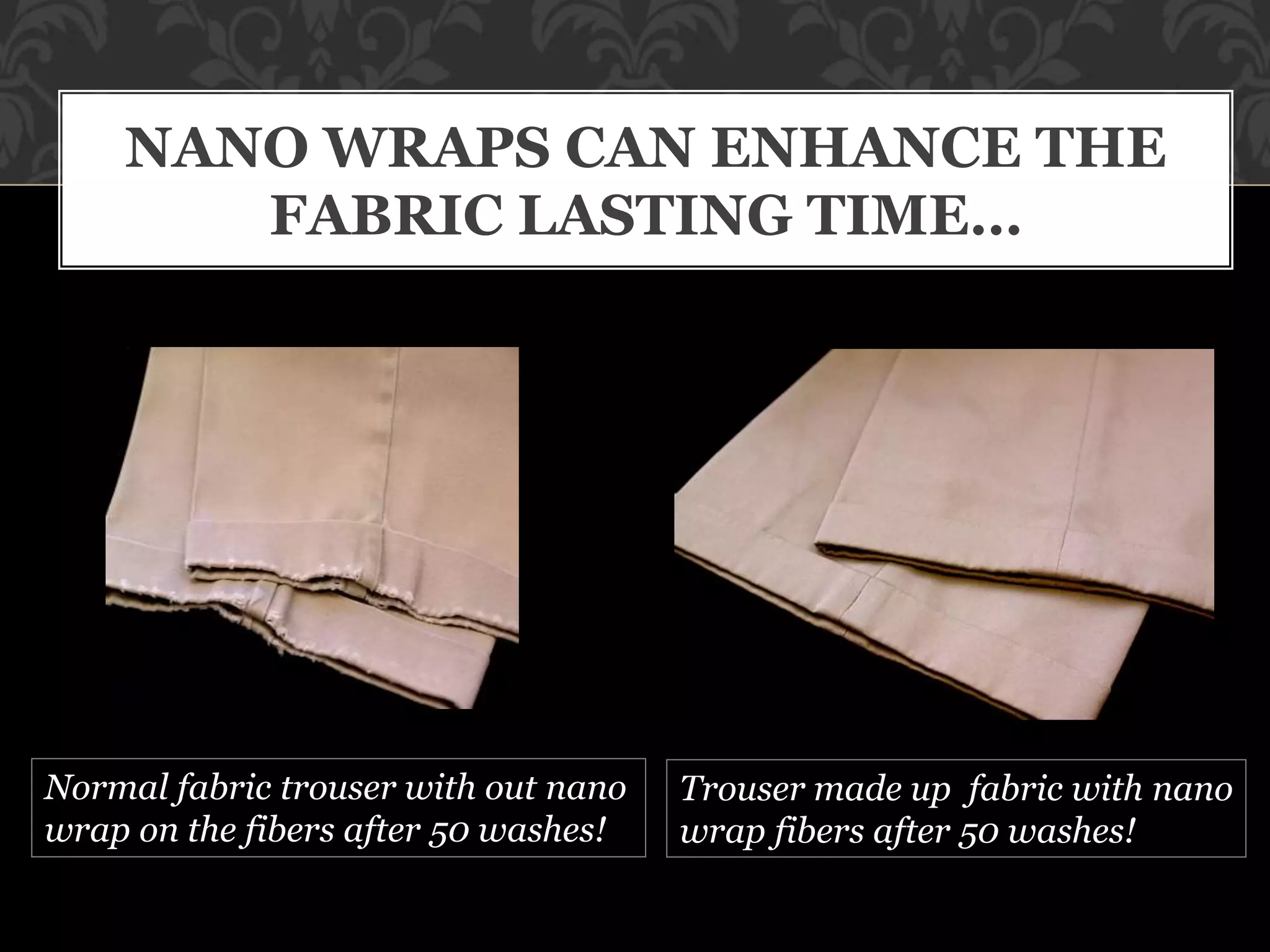 Nanotechnology in textile | PPTX