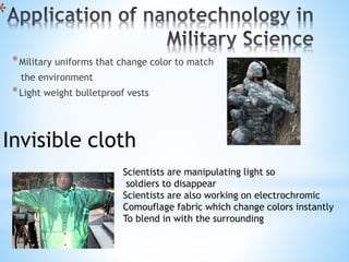 Nanotechnology in textiles | PPTX