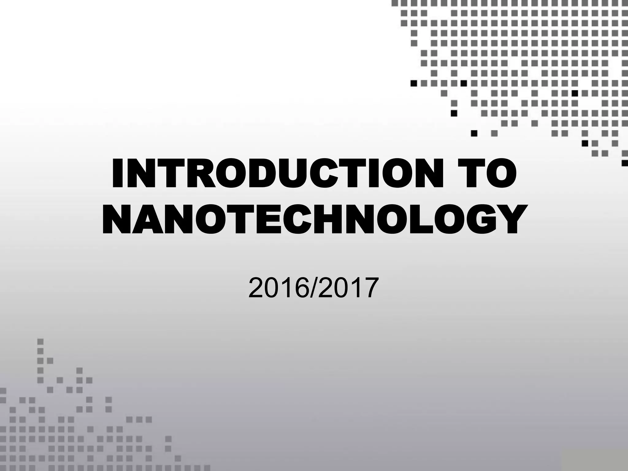 Nanotechnology introduction | PDF