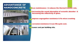 Nanotechnology & Nano materials in concrete | PPTX