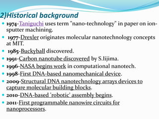 Nanotechnology & nanobiotechnology by kk sahu | PPT