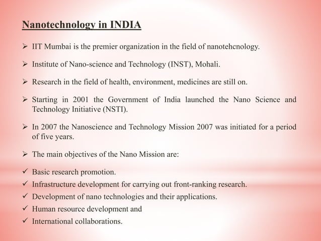 Nanotechnology | PPTX | Physics | Science