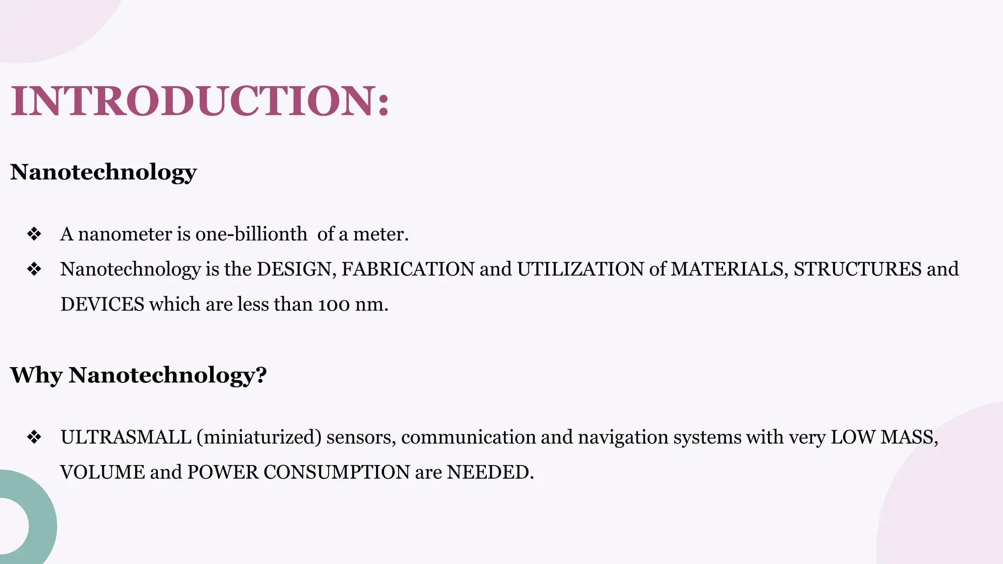 Nanotechnology ppt.pptx | Chemistry | Science