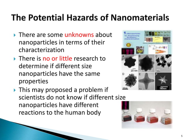 Nanotechnology – safety concerns | PPTX