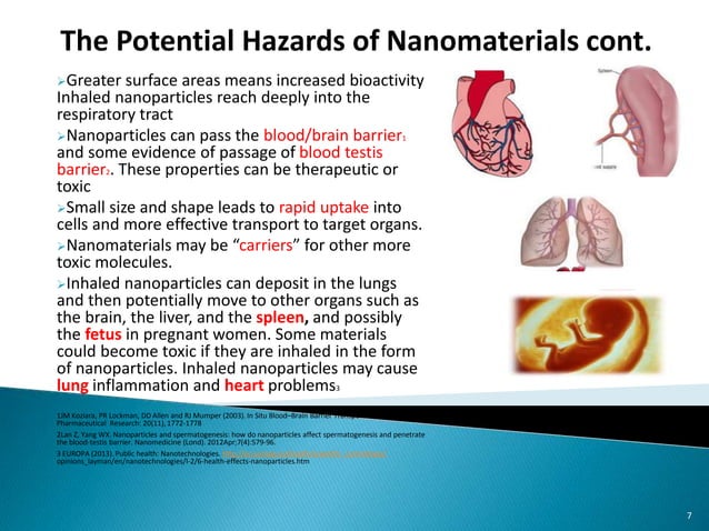 Nanotechnology – safety concerns | PPTX