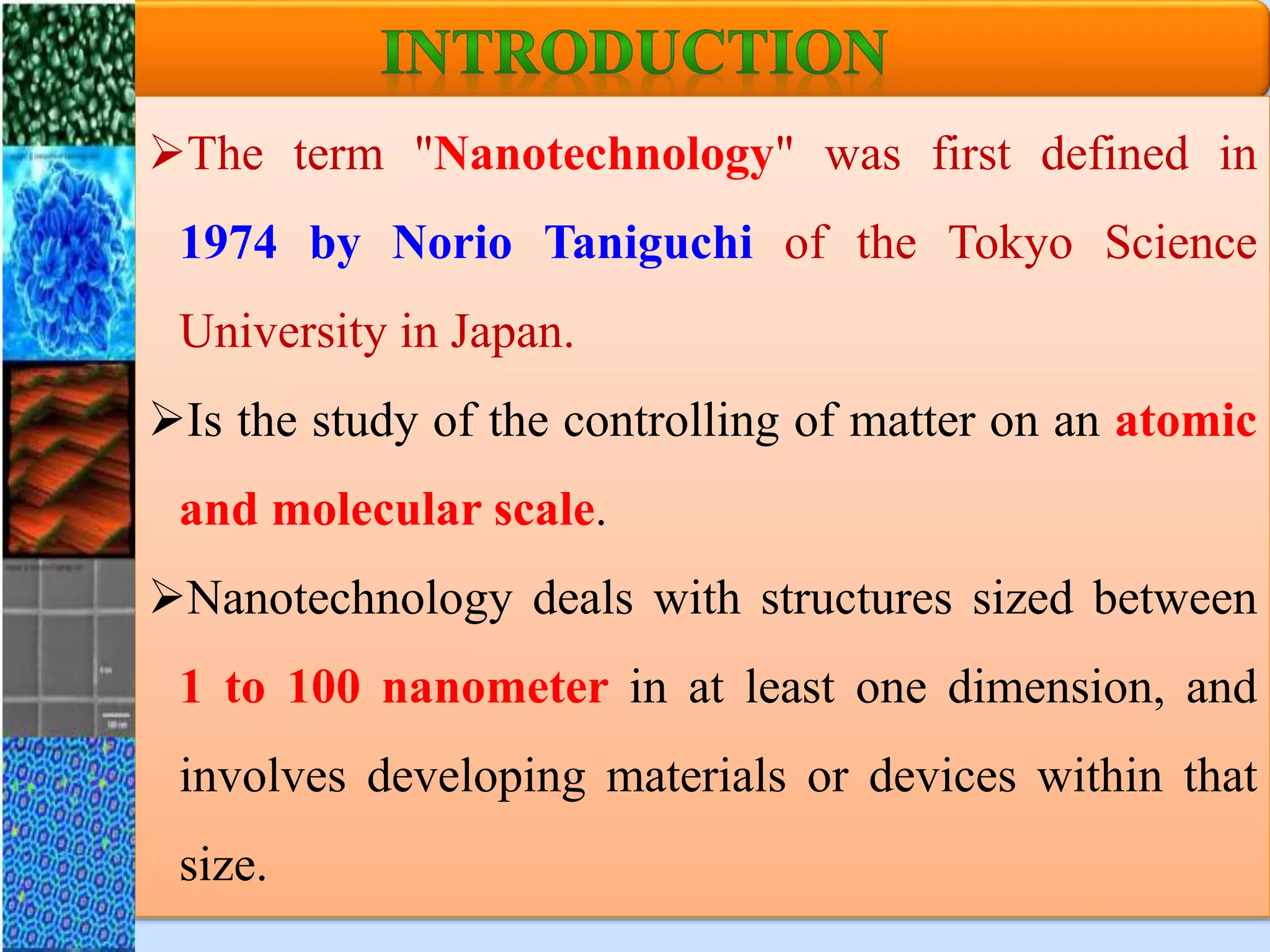 Nanotechnology: A new horizon in Agriculture | PPTX