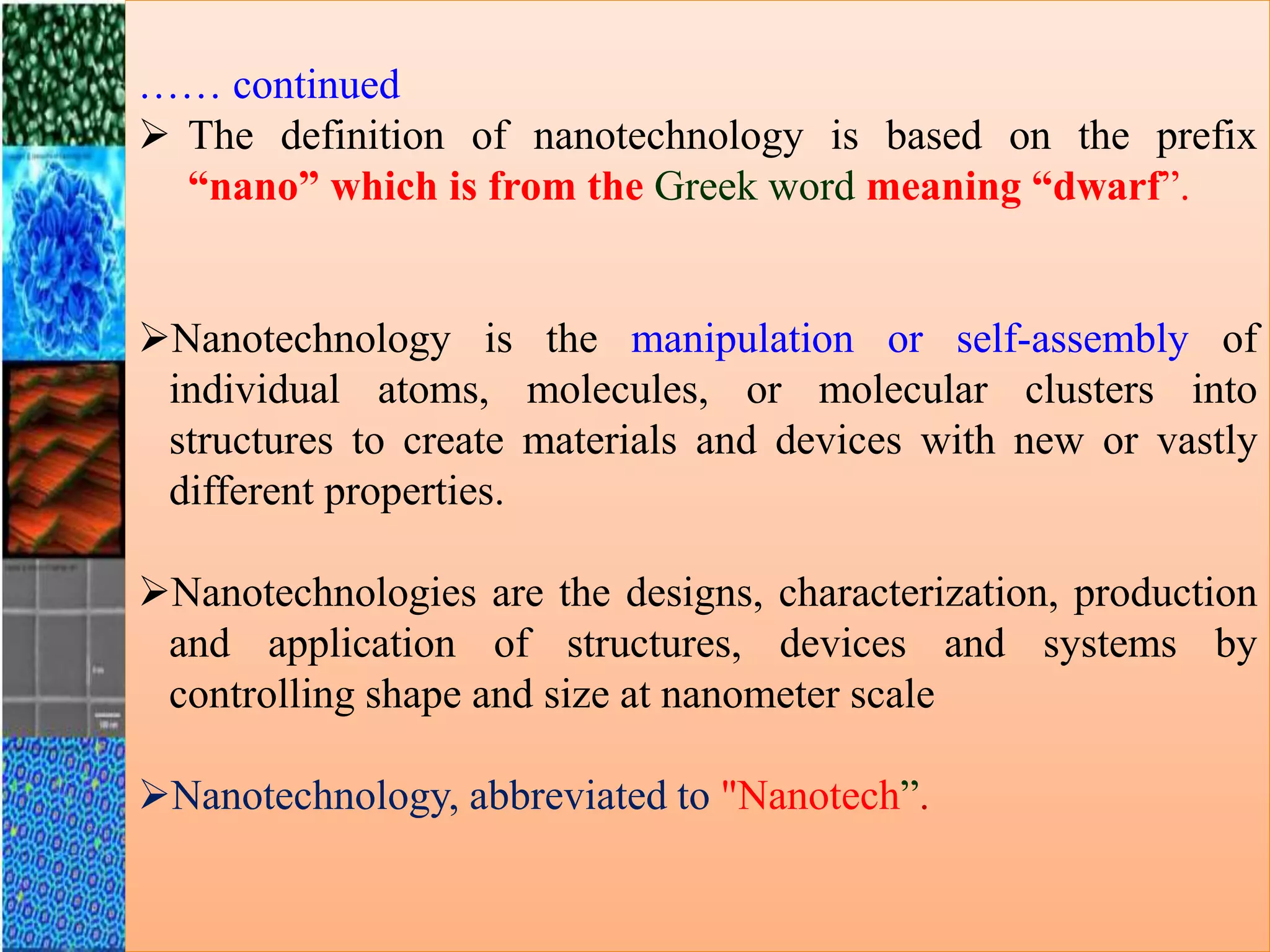 Nanotechnology: A new horizon in Agriculture | PPTX