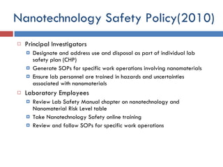 Nanoparticle sampling in academic labs | PPT