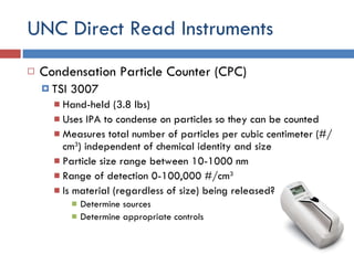 Nanoparticle sampling in academic labs | PPT
