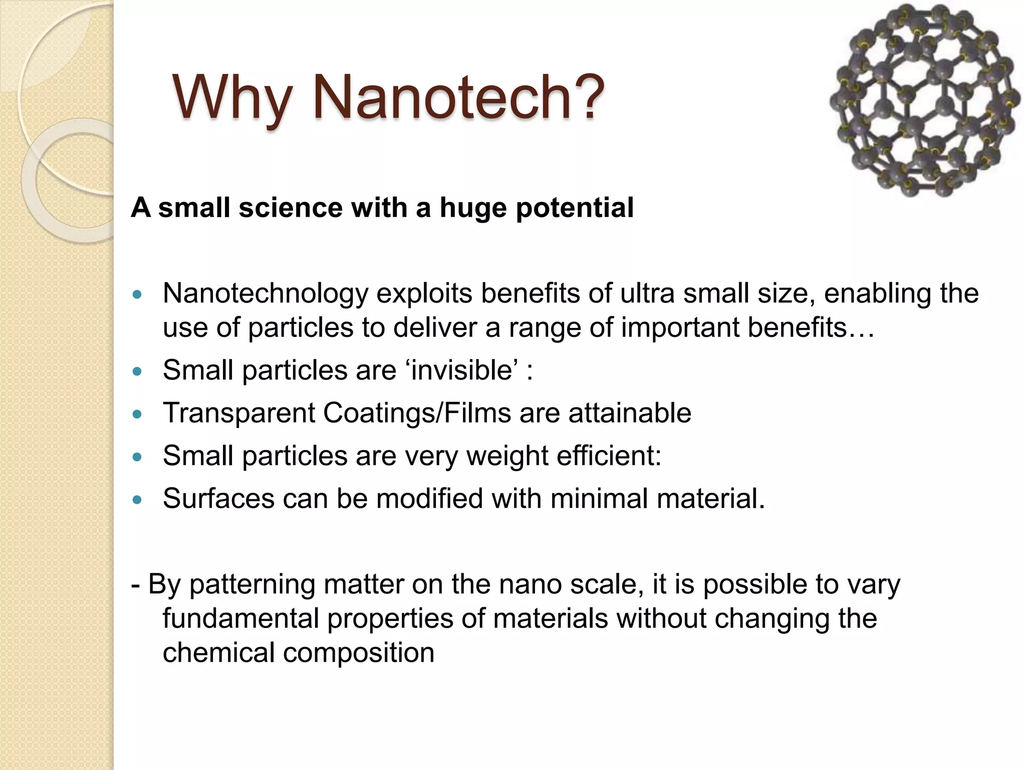 Nanotechnology and nanomaterial | PPTX