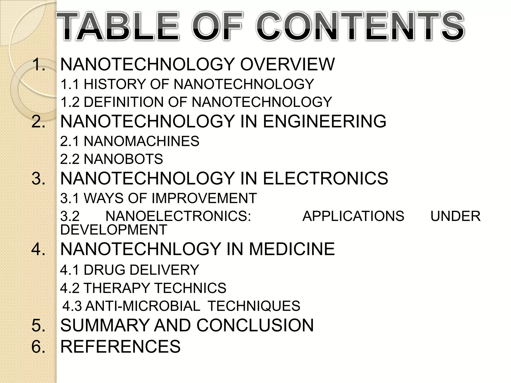 Nanotechnology | PPTX