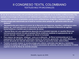 Nanotecnologia aplicada textiles | PDF