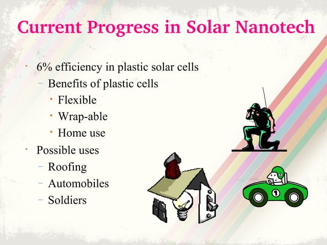 Nanotechnology in solar power | PPT | Physics | Science