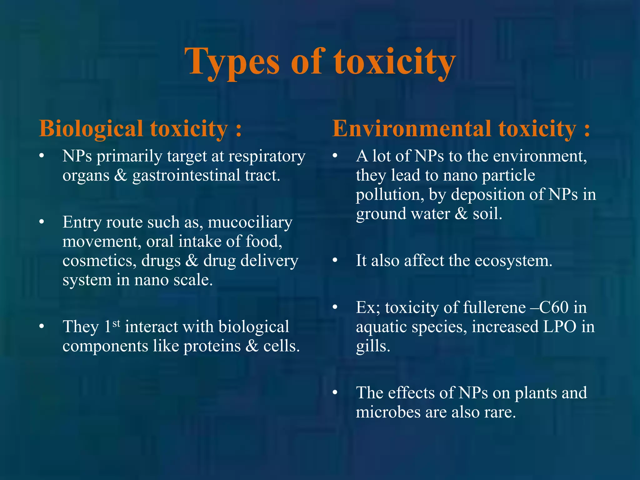 Nano toxicity | PPTX