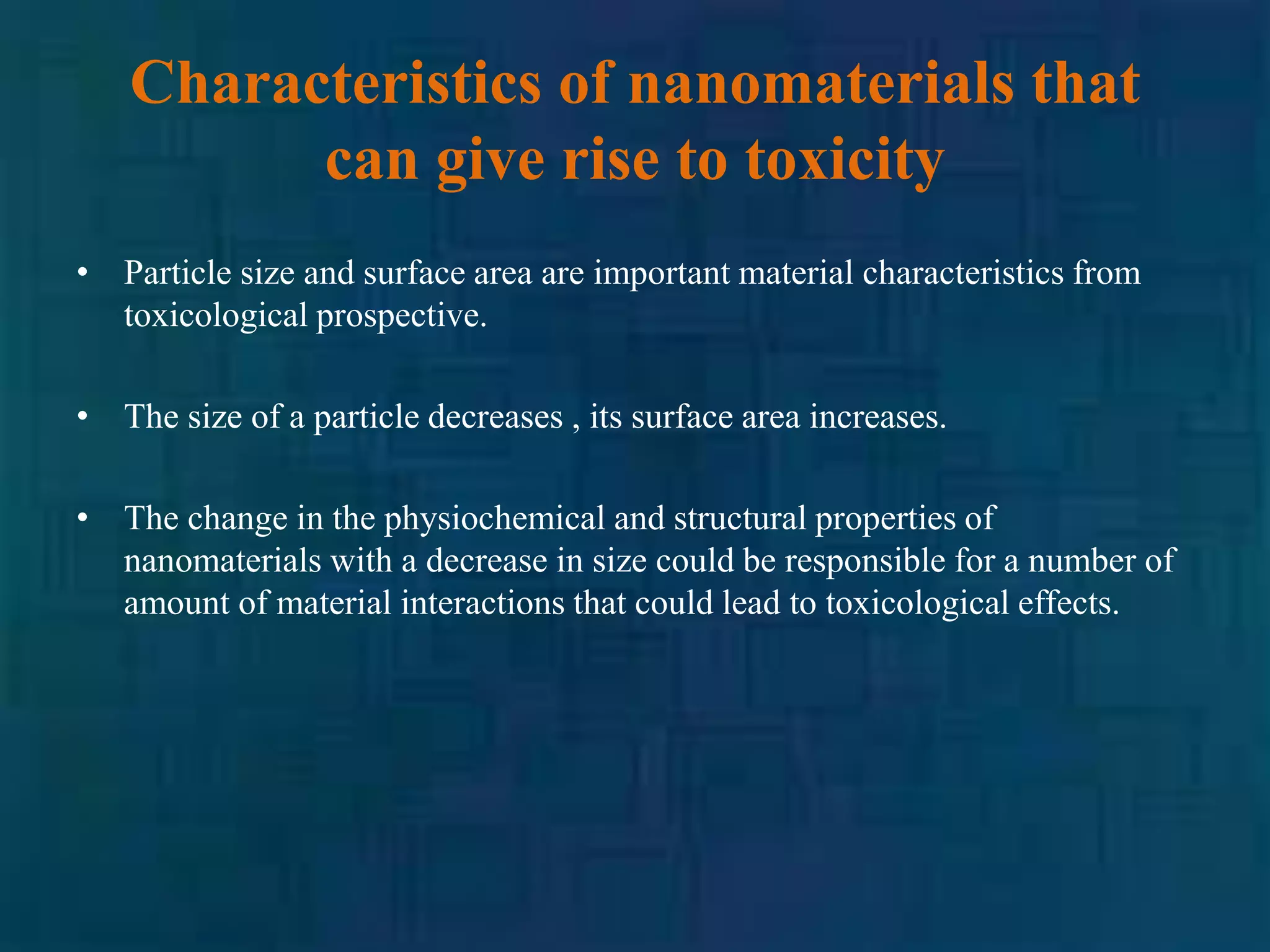 Nano toxicity | PPTX