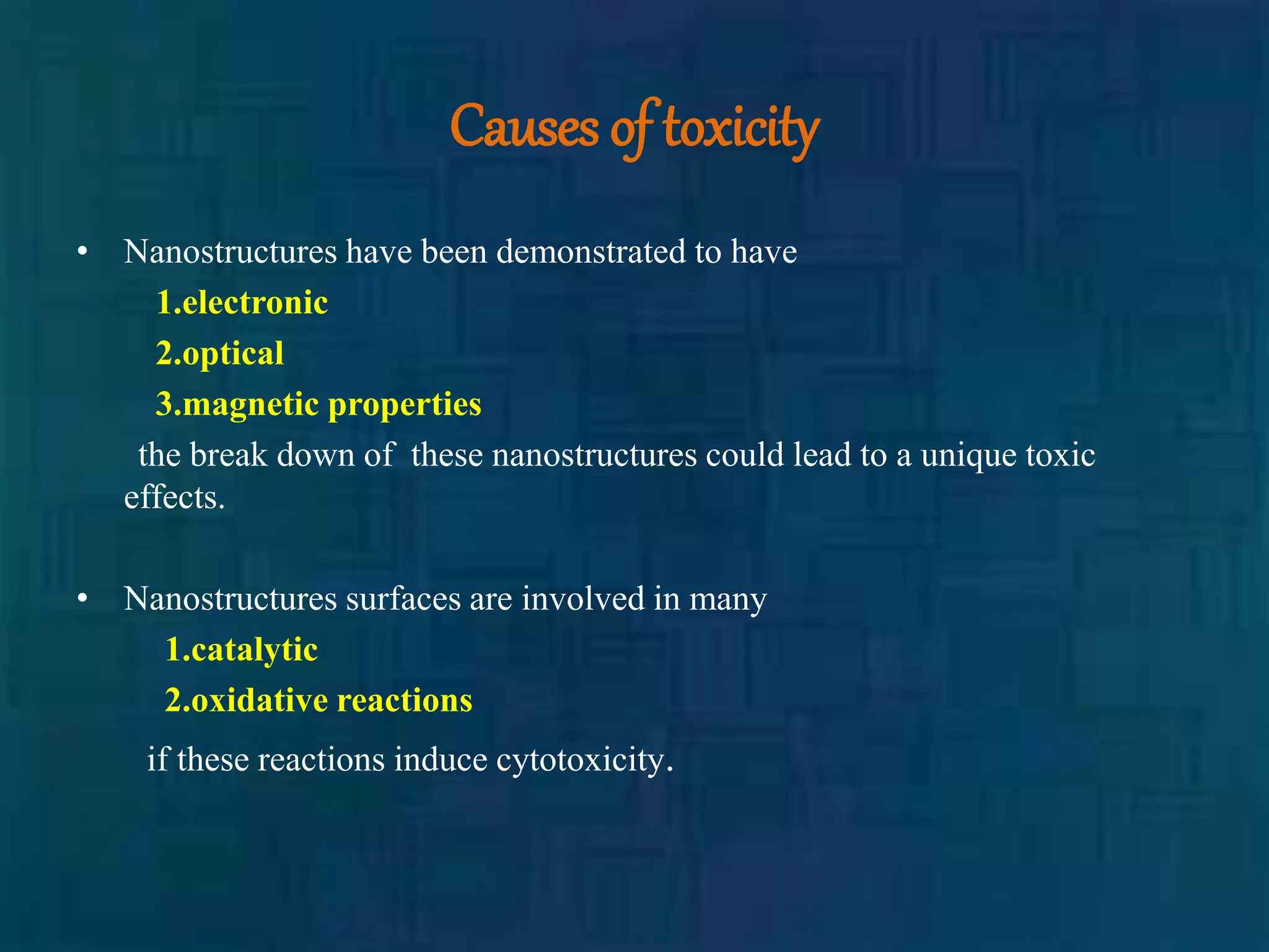Nano toxicity | PPTX