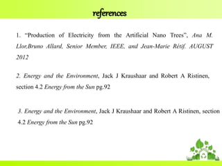 Nano tree | PPTX | Science