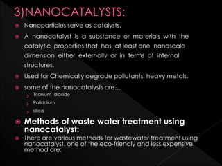 Nano water technology | PPTX | Science