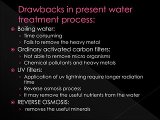 Nano water technology | PPTX
