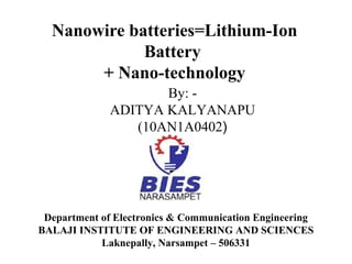 Nanowire battery1 | PPT