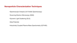 Green Synthesis of Nanoparticles and their Characterization | PPTX