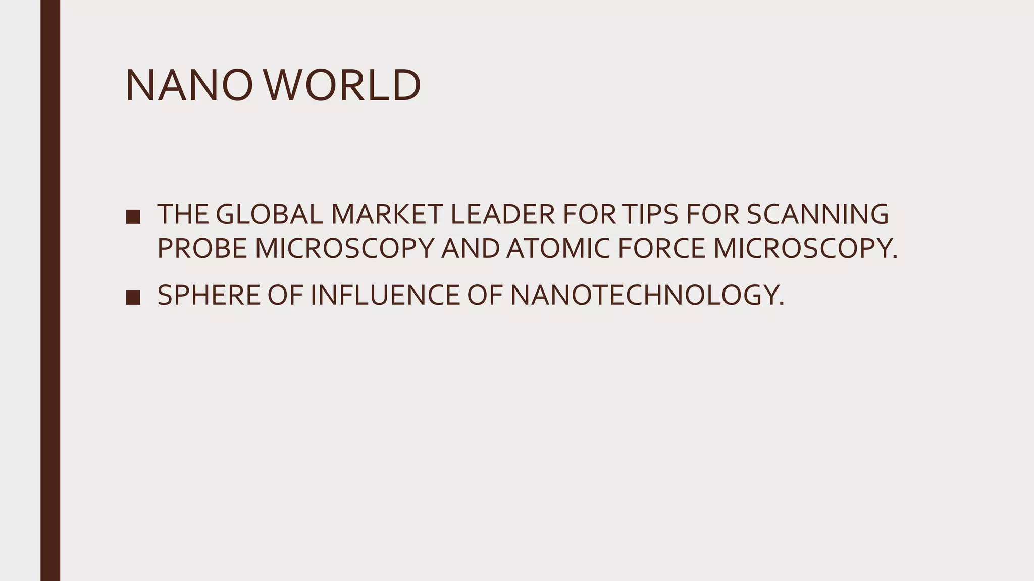 Nano world group3 | PPTX