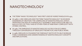 Nano world group3 | PPTX