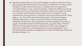 Nano world group3 | PPTX