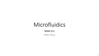 Microfluidics Lecture | PPTX
