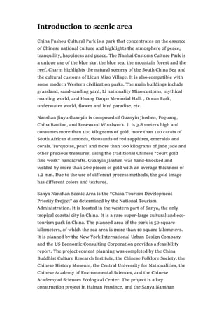 Nanshan cultural tourism zone | PDF