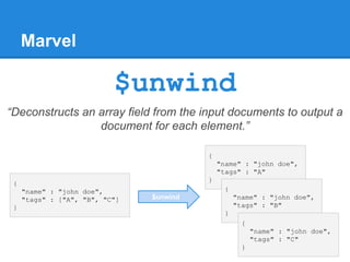 MongoDB Aggregation Framework in action ! | PPT