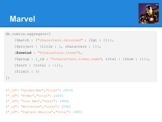MongoDB Aggregation Framework in action ! | PPT