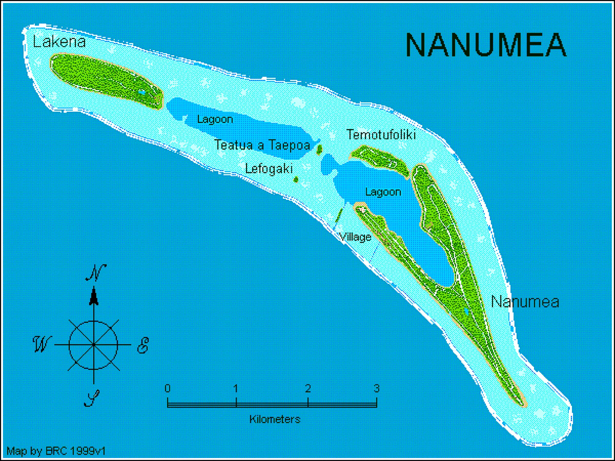 Nanumea Maps and Space Images | PPT