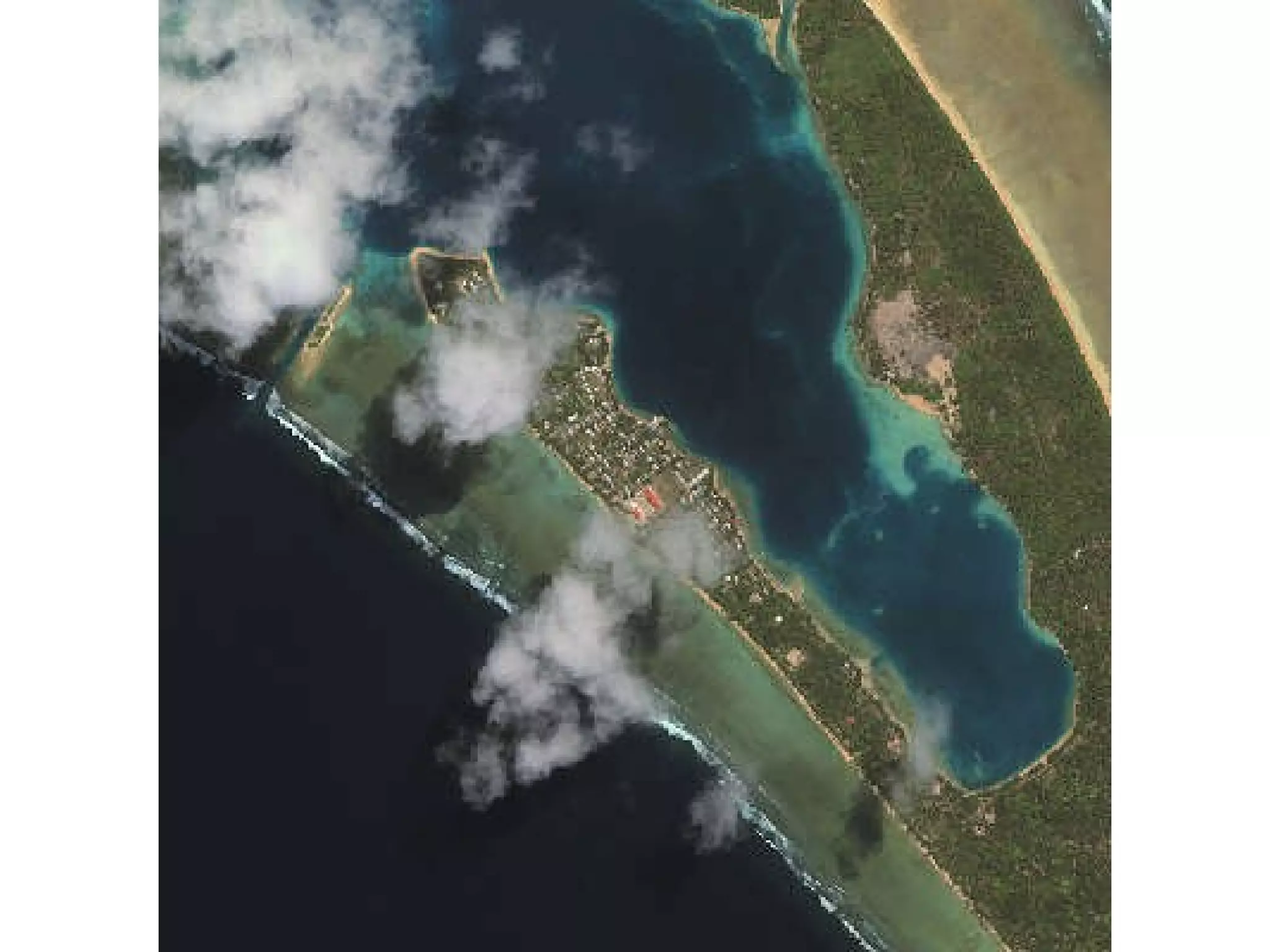 Nanumea Maps and Space Images | PPT