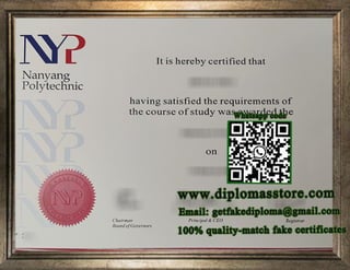 Nanyang Polytechnic degree, replica Nanyang Polytechnic diploma | PPT