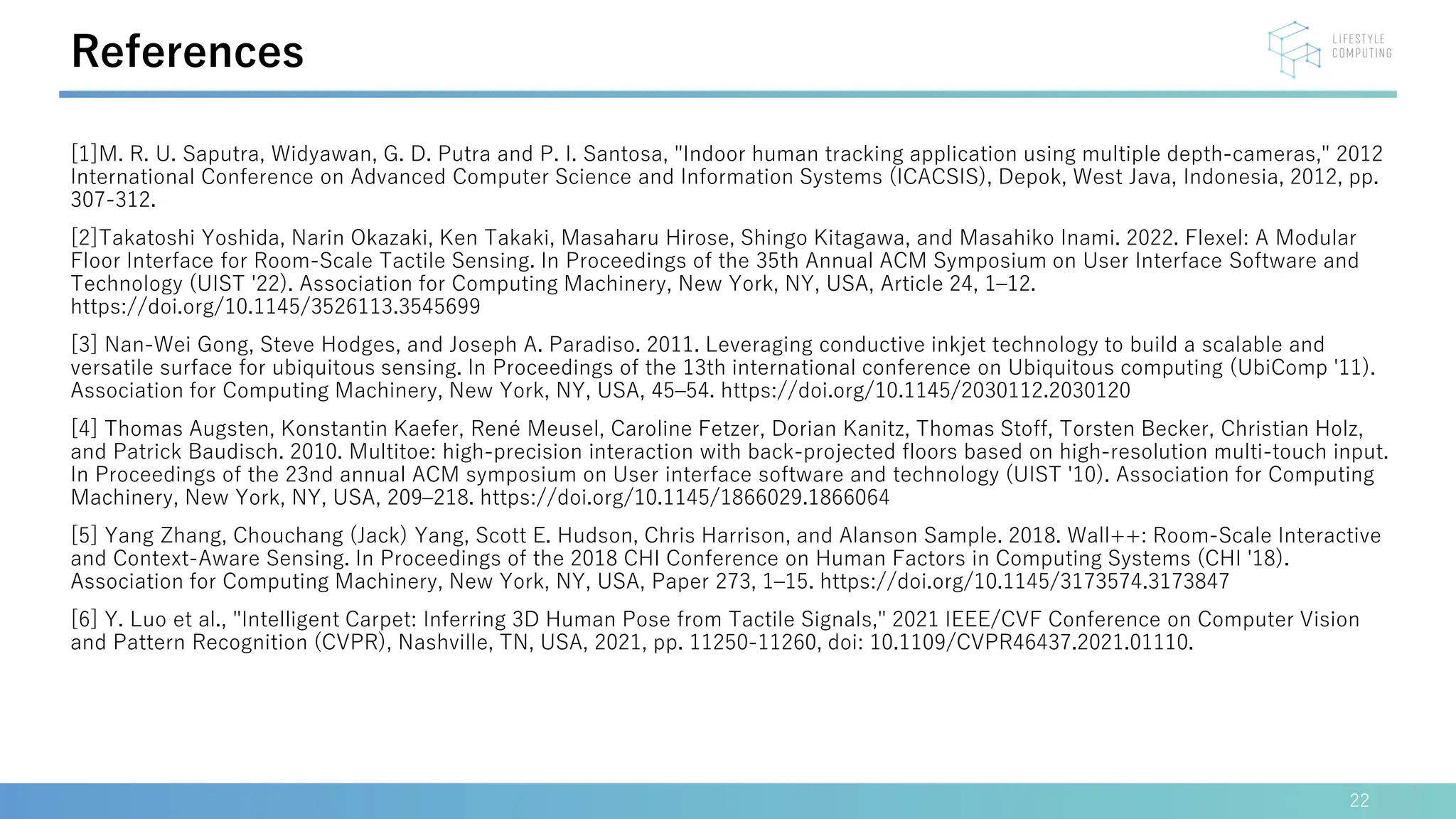 Converting Tatamis into Touch Sensors by Measuring Capacitance | PDF